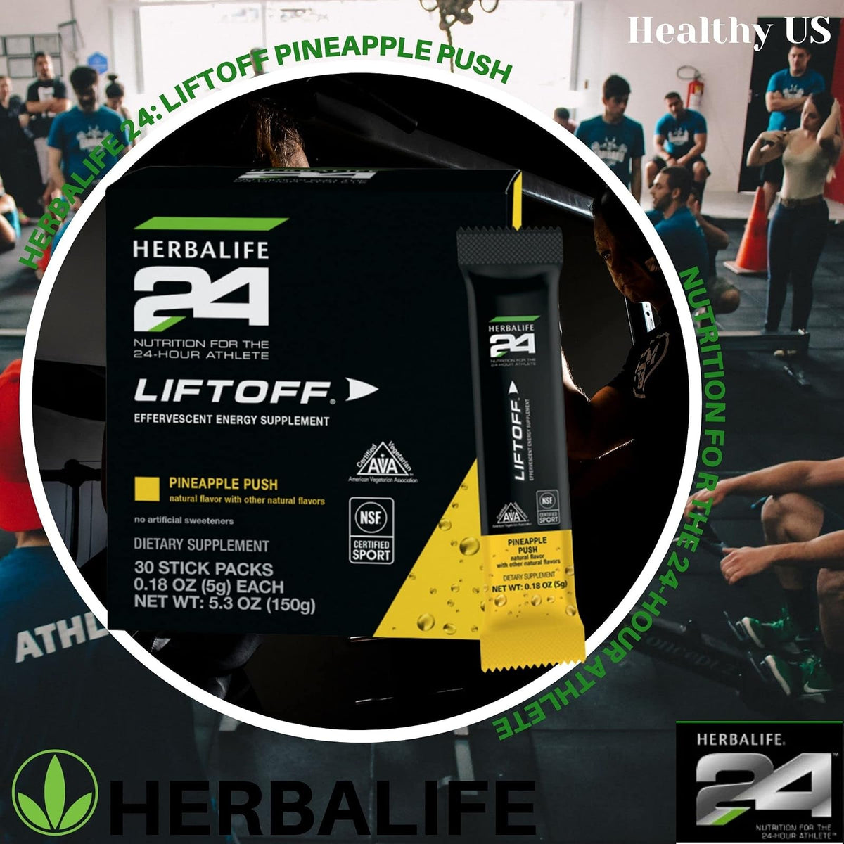 HERBALIFE24 Liftoff Pineapple stick packs