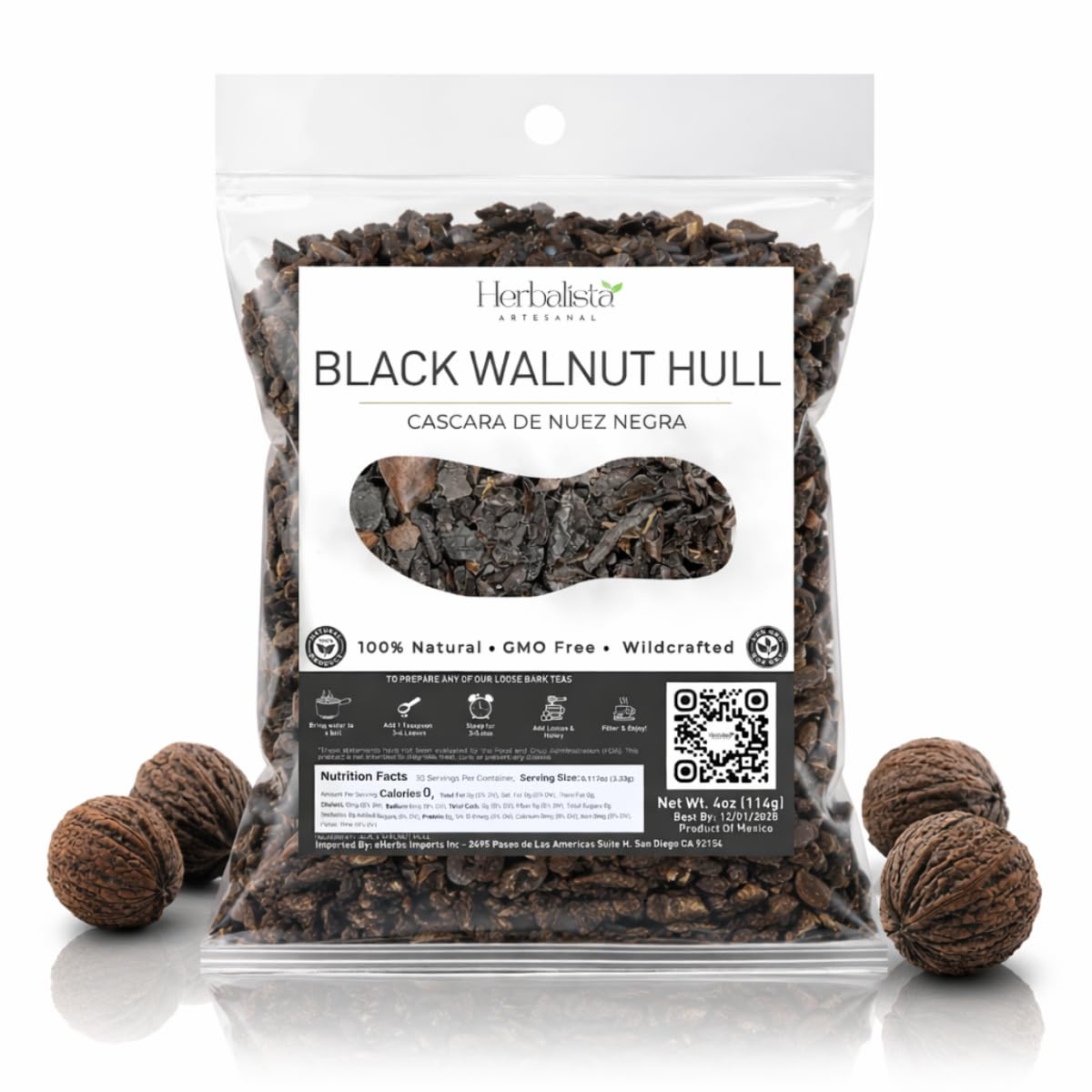 Herbalista Black Walnut Hull tea