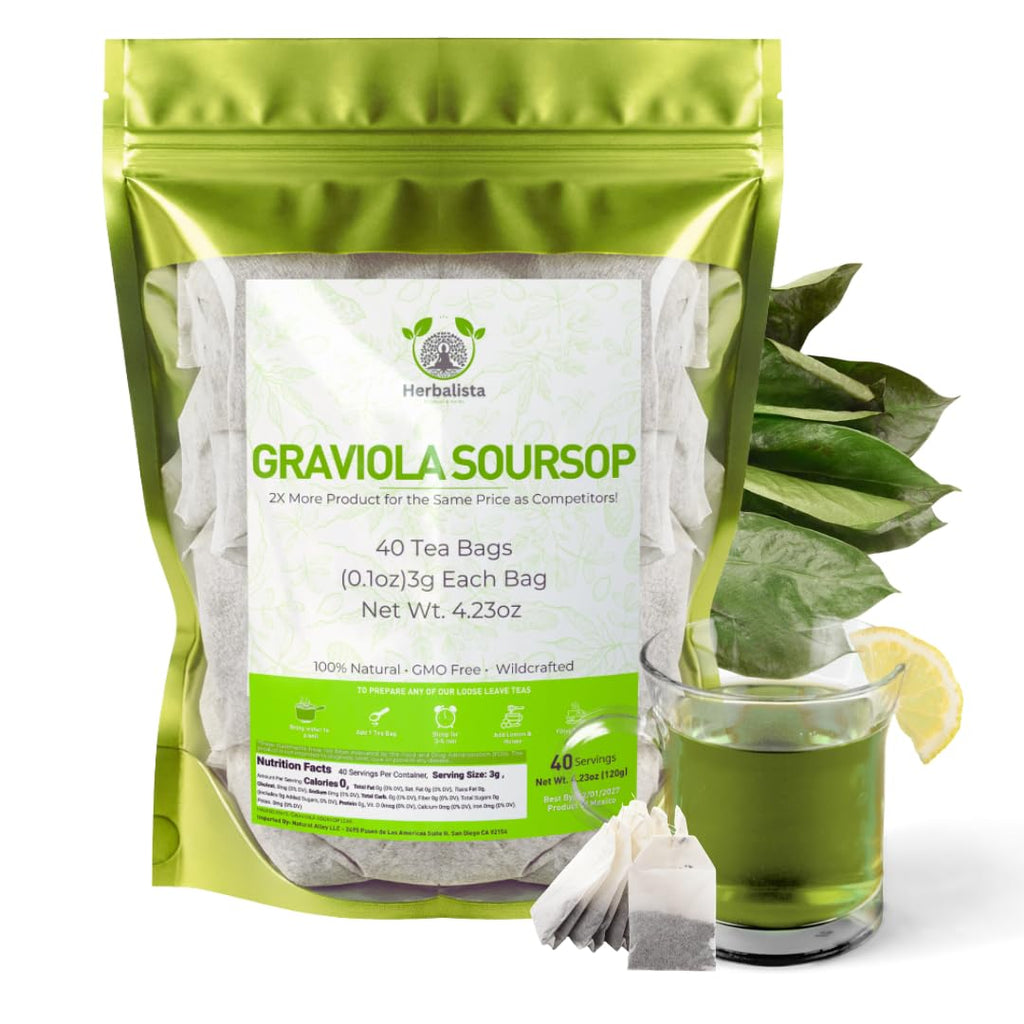 Herbalista soursop graviola tea bags