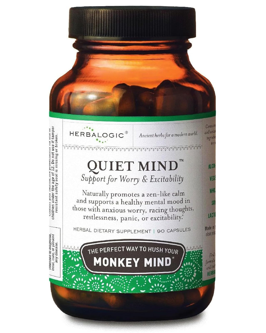 Herbalogic Quiet Mind capsules for relaxation