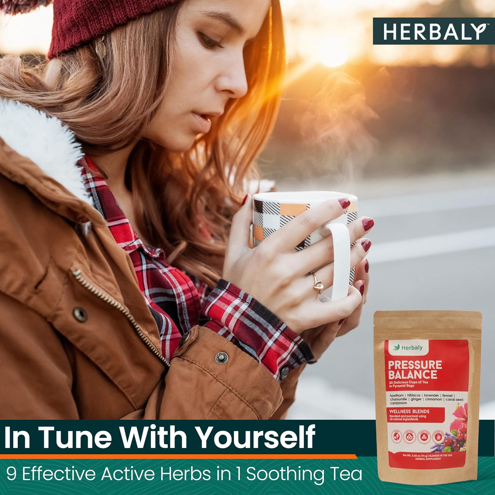 Herbaly Heart herbal tea for relaxation