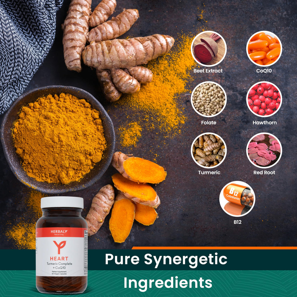 HERBALY turmeric for cardiovascular support