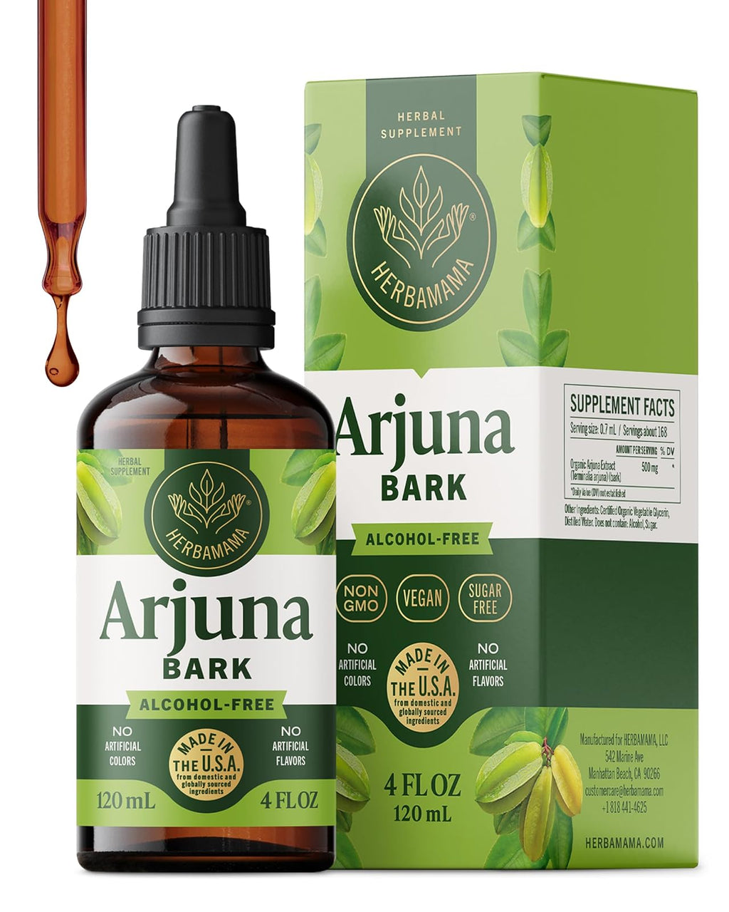 HERBAMAMA Arjuna Bark Extract capsules