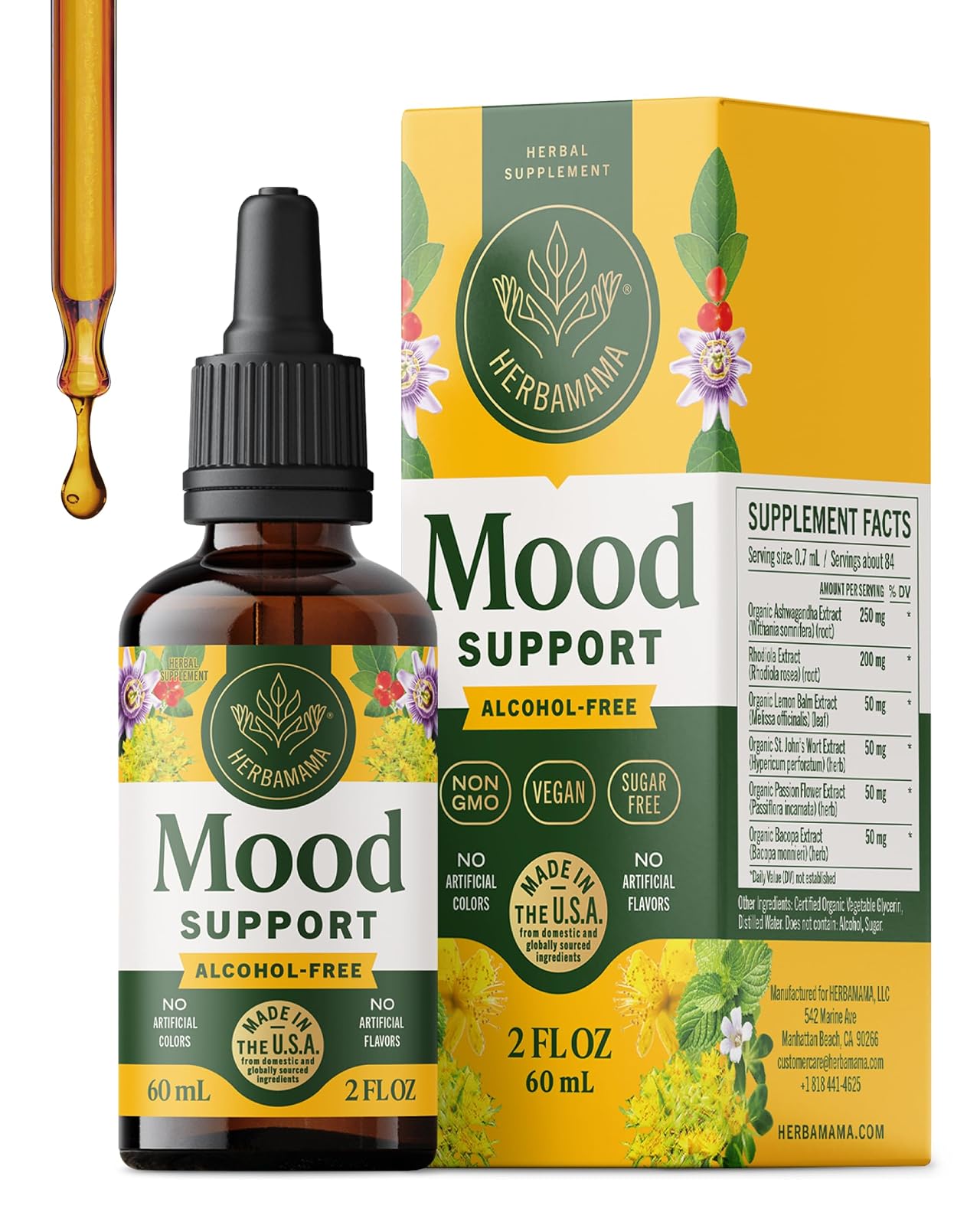 HERBAMAMA ashwagandha mood support