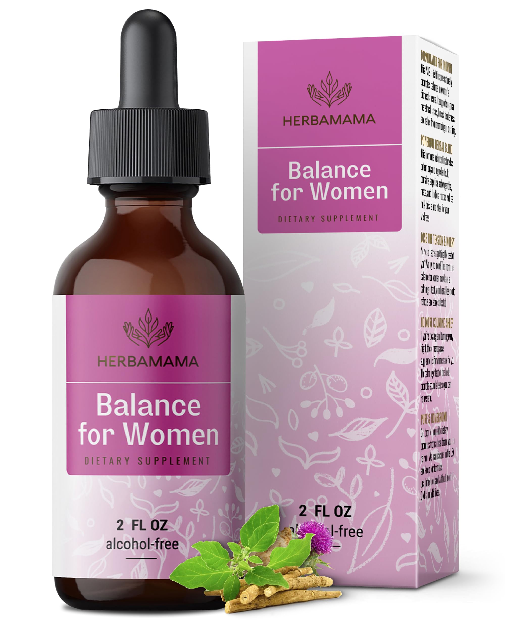 HERBAMAMA Balance vegan supplement for women