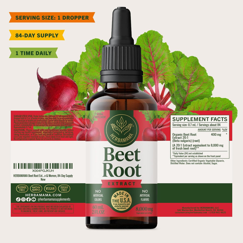 HERBAMAMA beet root antioxidant support