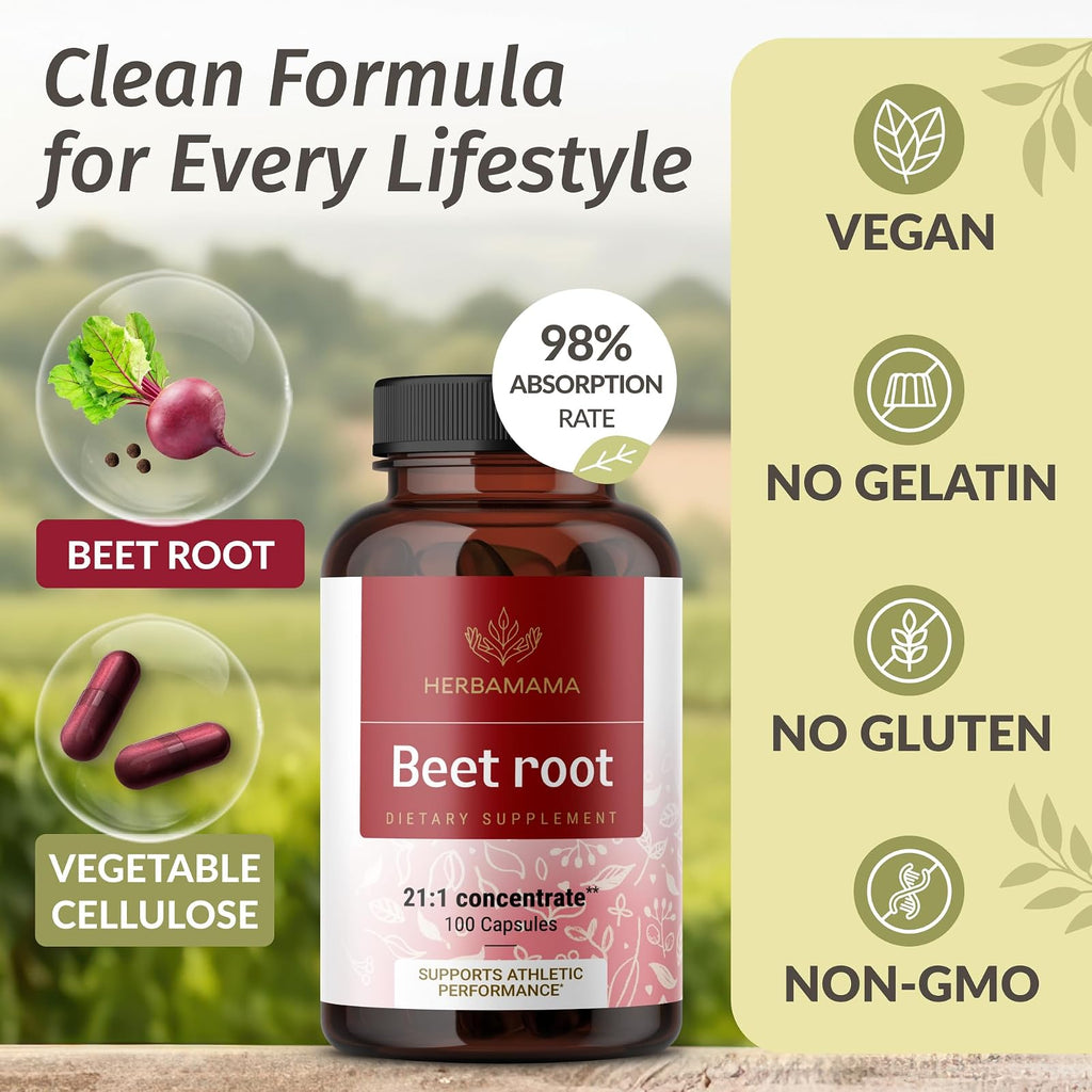 HERBAMAMA beet root for athletes