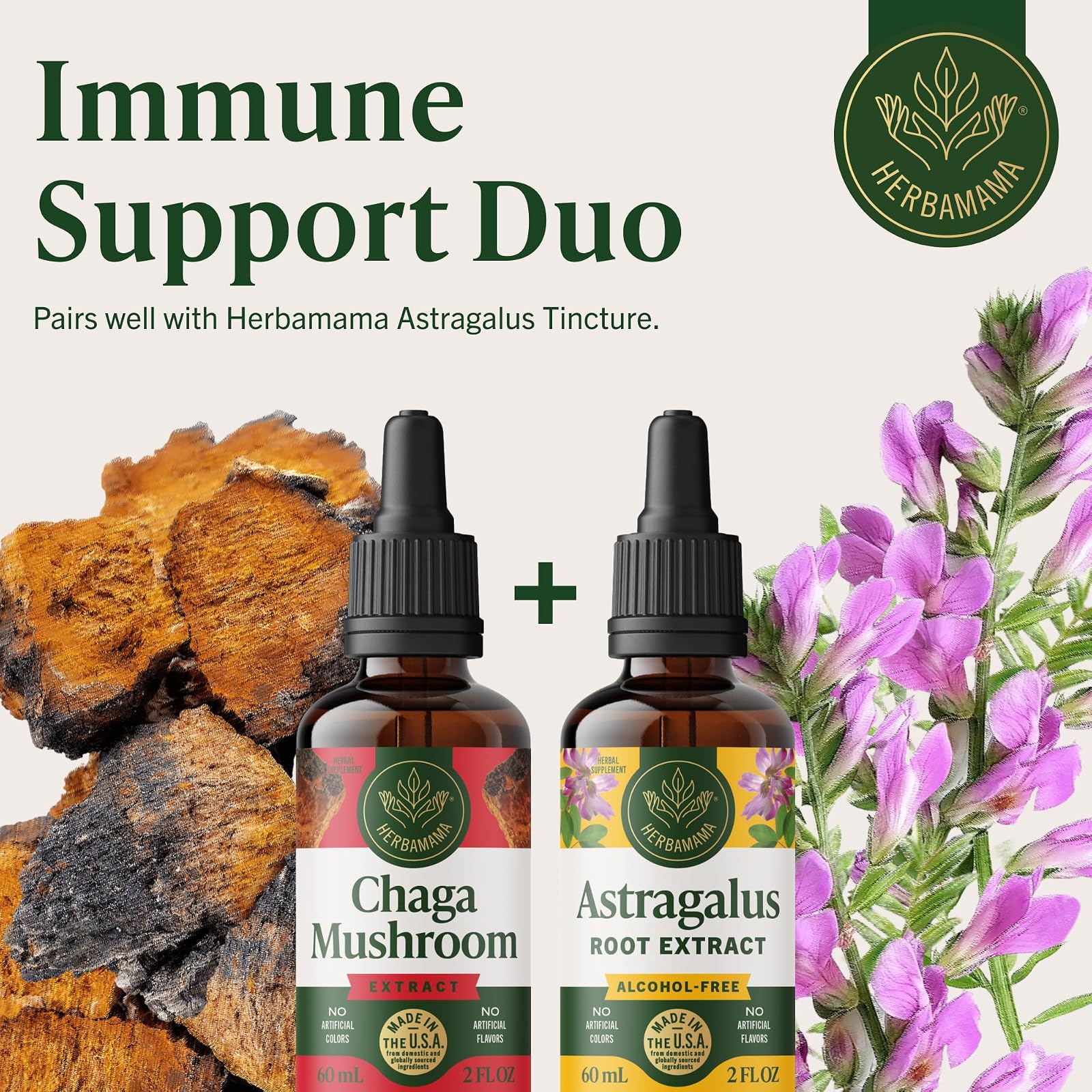 HERBAMAMA Chaga drops for daily health