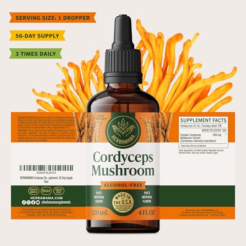 HERBAMAMA Cordyceps for overall wellness