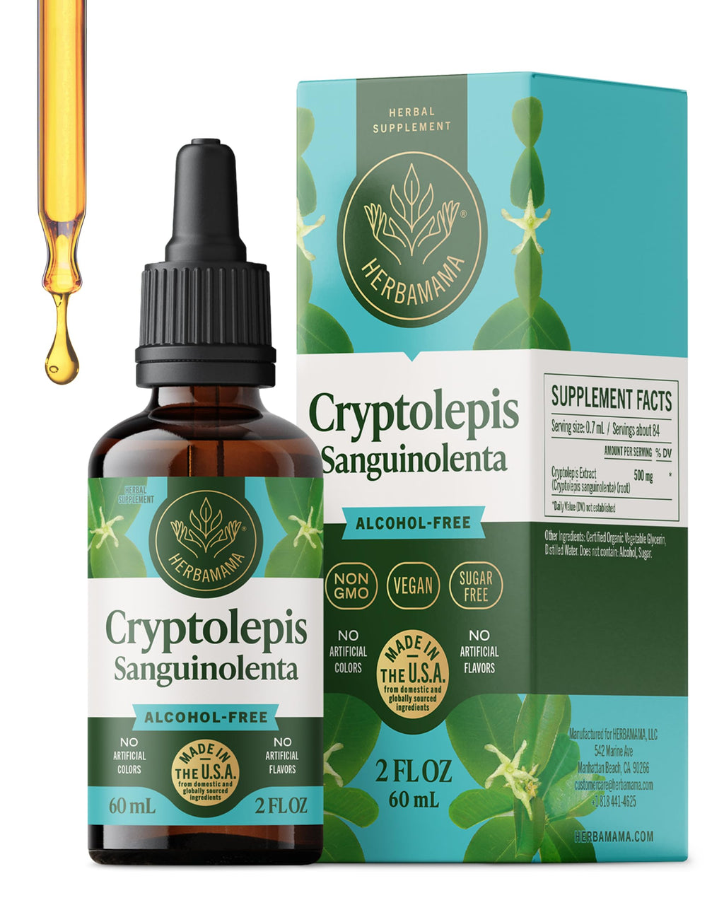 HERBAMAMA Cryptolepis tincture immune support