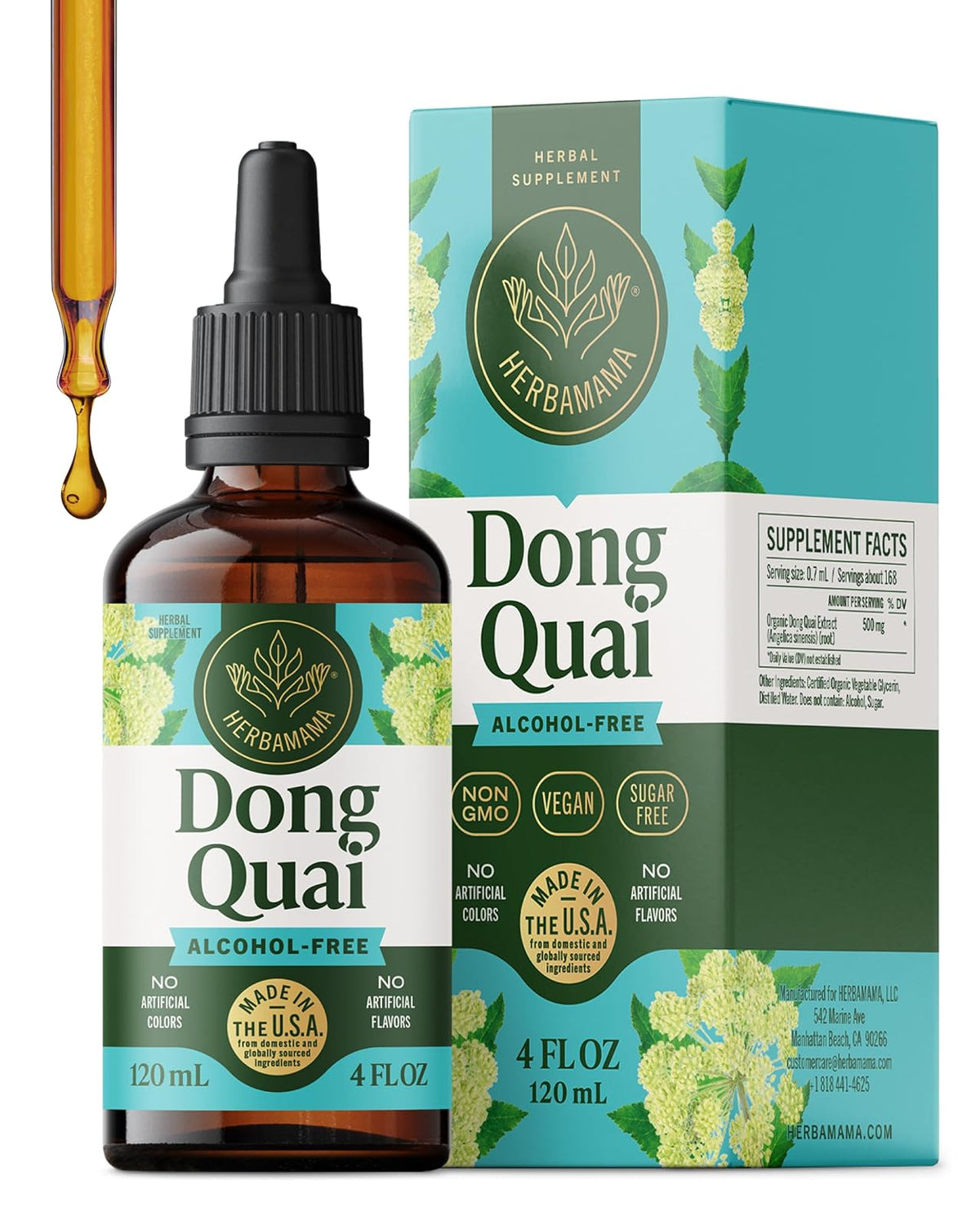 HERBAMAMA Dong Quai menopause relief capsules