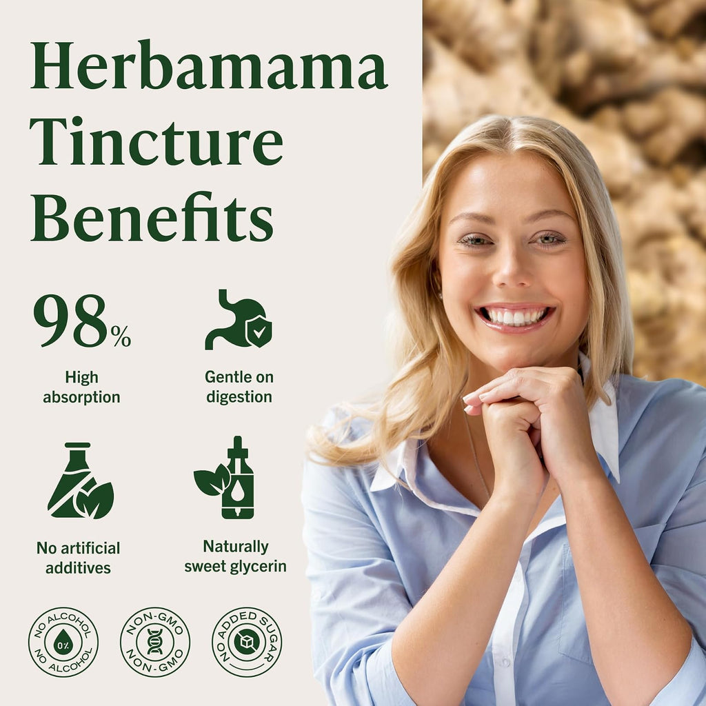 HERBAMAMA ginger drops energy booster