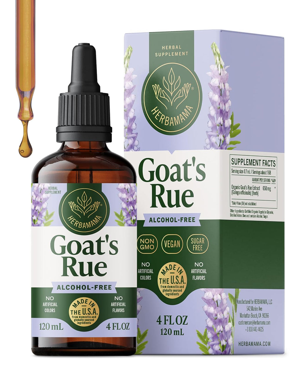 HERBAMAMA Goat's Rue tincture benefits