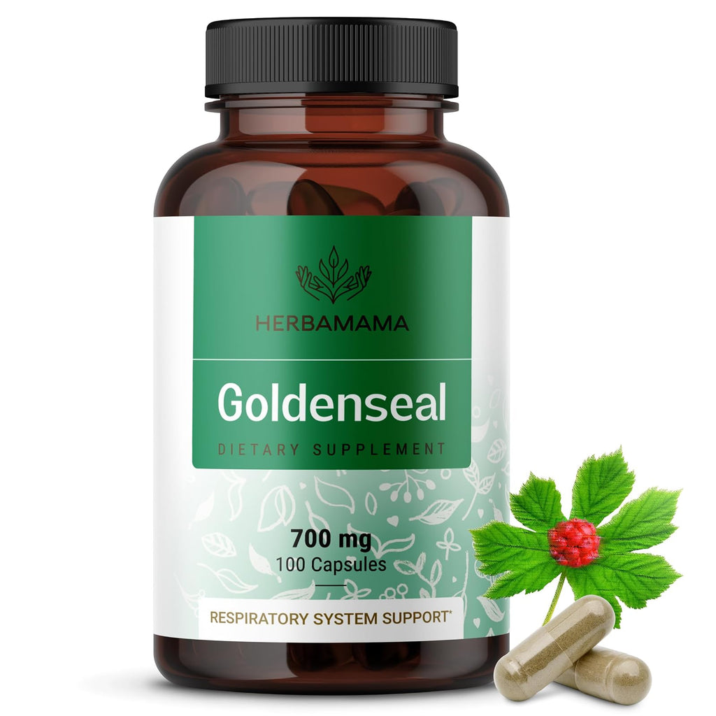 HERBAMAMA Goldenseal Root capsules