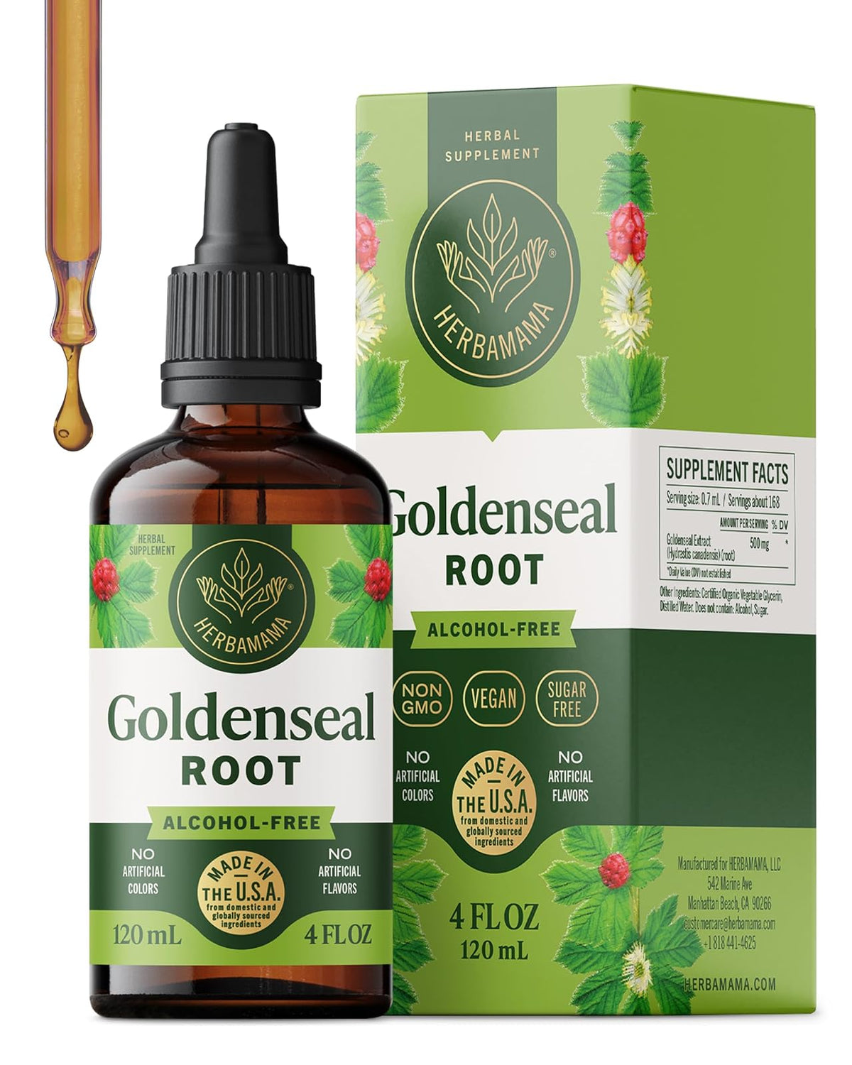 HERBAMAMA Goldenseal tincture benefits