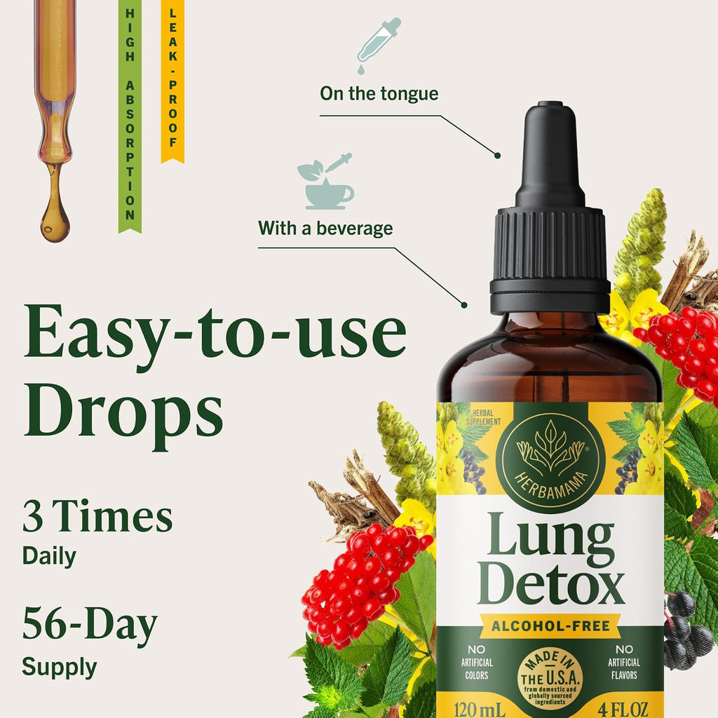 HERBAMAMA herbal lung cleanse formula