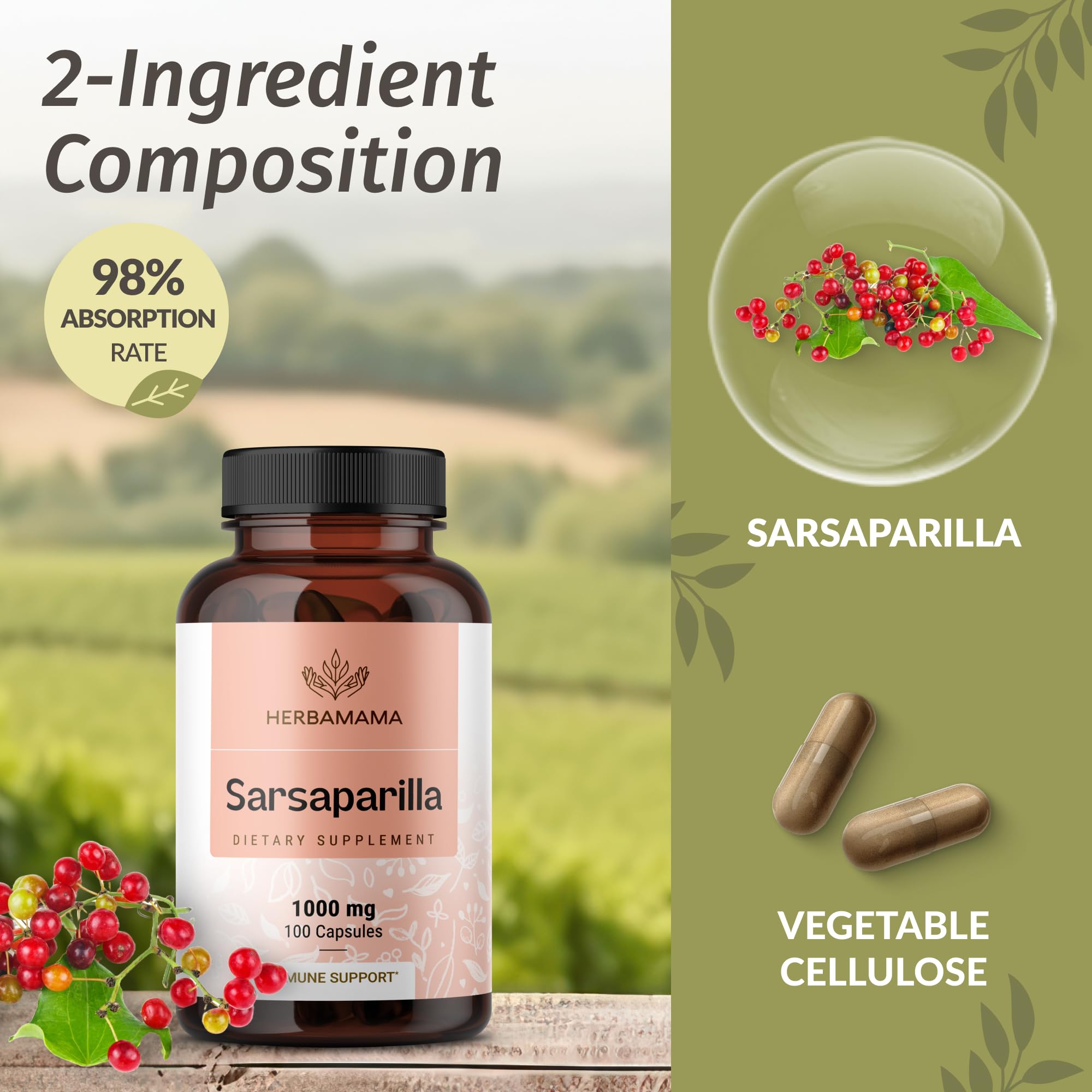 HERBAMAMA herbal supplements for vitality