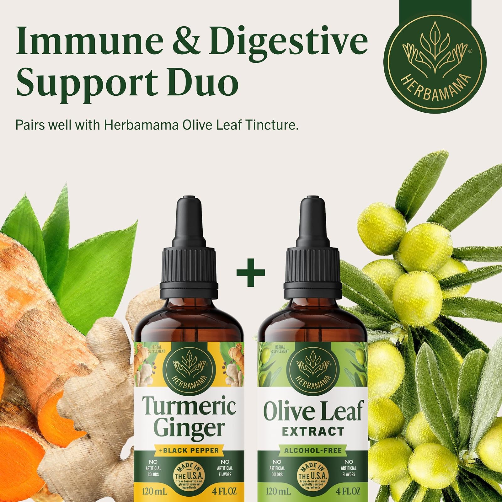 HERBAMAMA herbal turmeric ginger blend