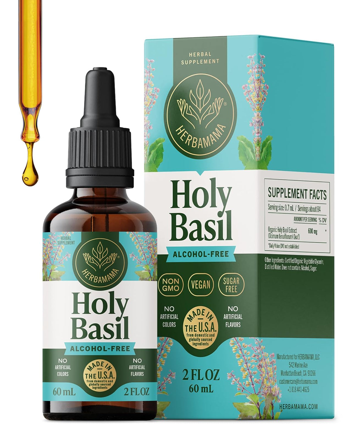HERBAMAMA Holy Basil health benefits