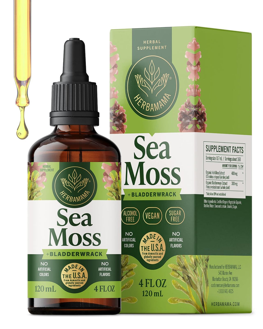 HERBAMAMA Irish Sea Moss Drops benefits