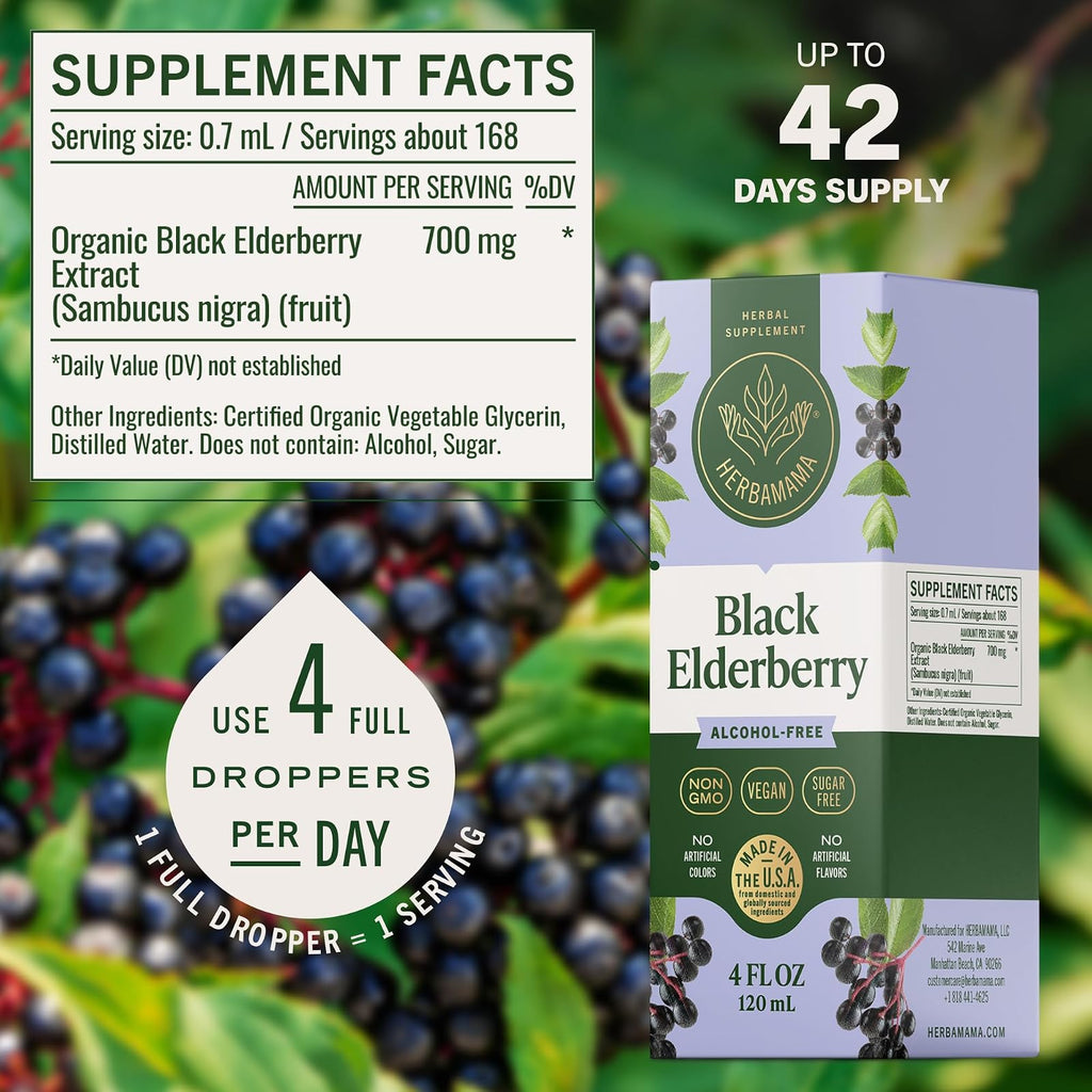 HERBAMAMA kids elderberry gummies