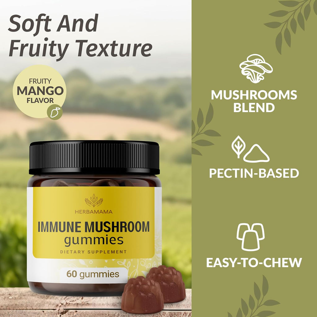 HERBAMAMA mushroom chews for wellness