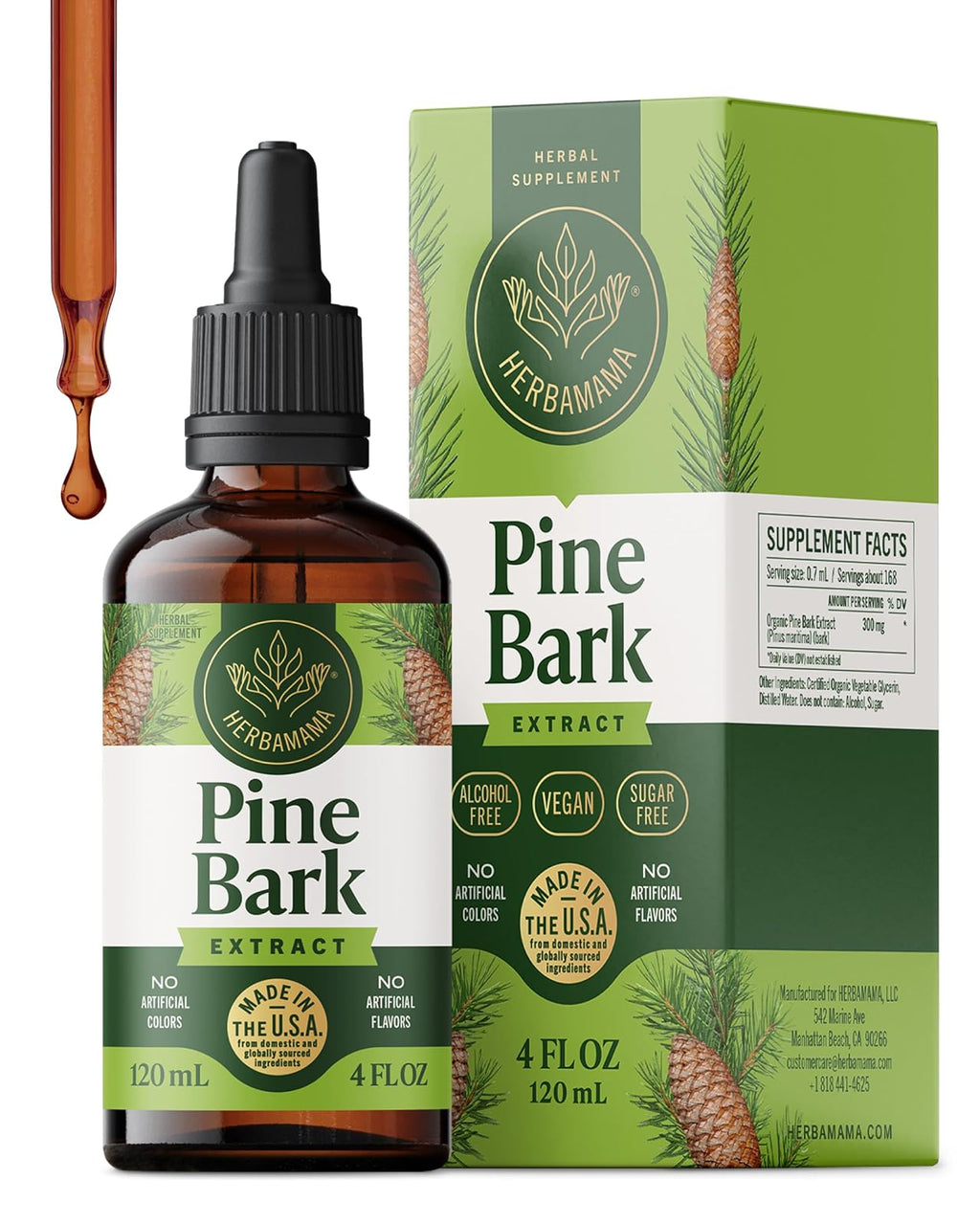 HERBAMAMA Pine Bark Extract benefits