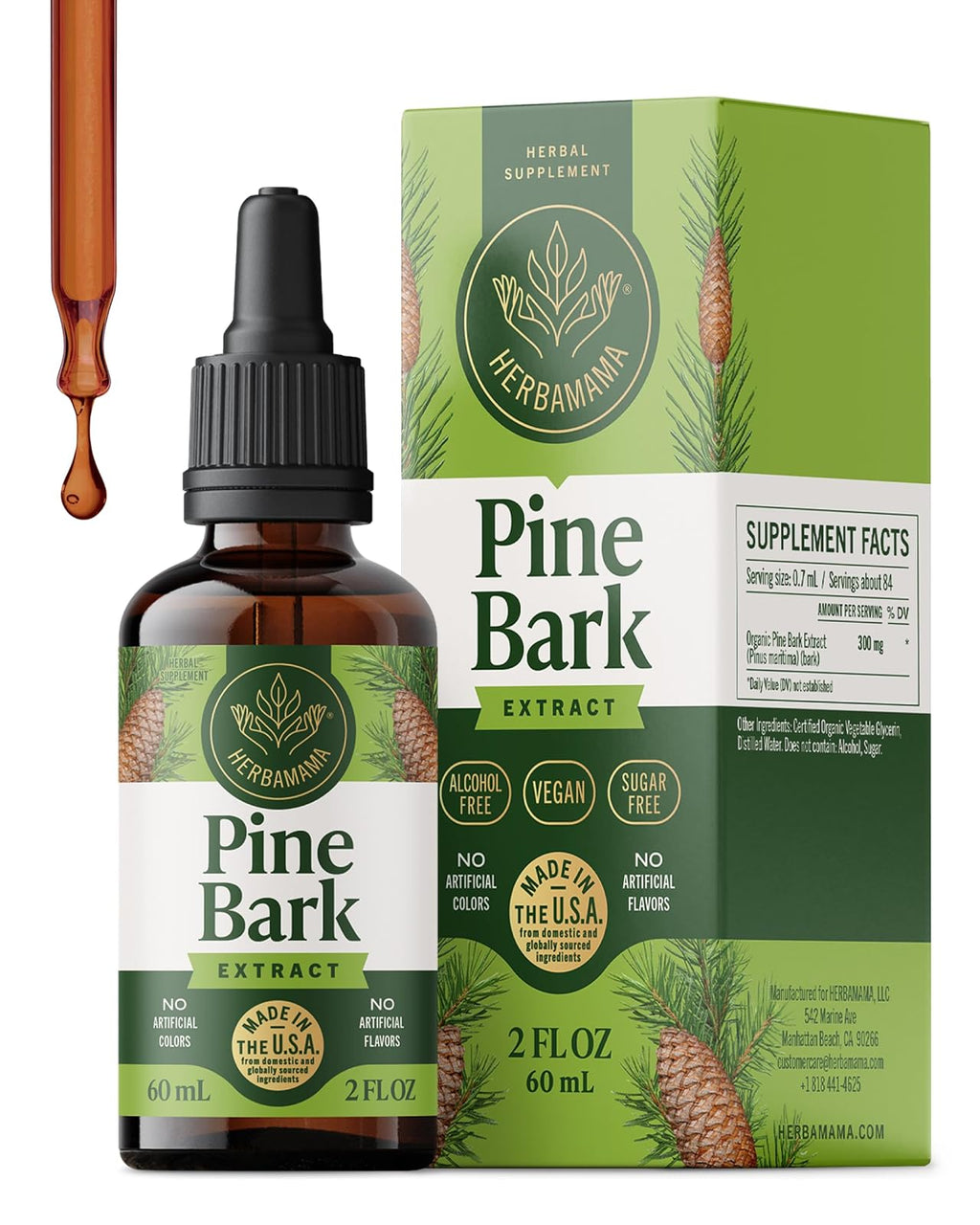 HERBAMAMA Pine Bark Extract capsules