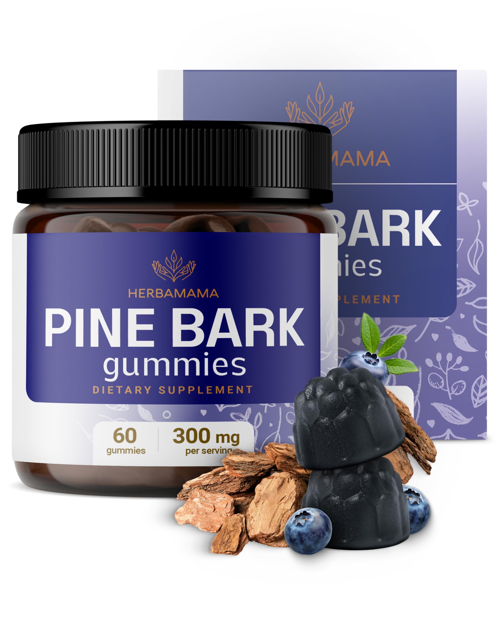 HERBAMAMA Pine Bark Extract gummies