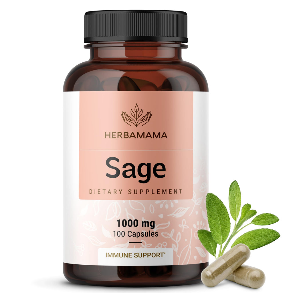 HERBAMAMA sage capsules for digestion
