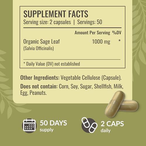 HERBAMAMA sage capsules for vitality