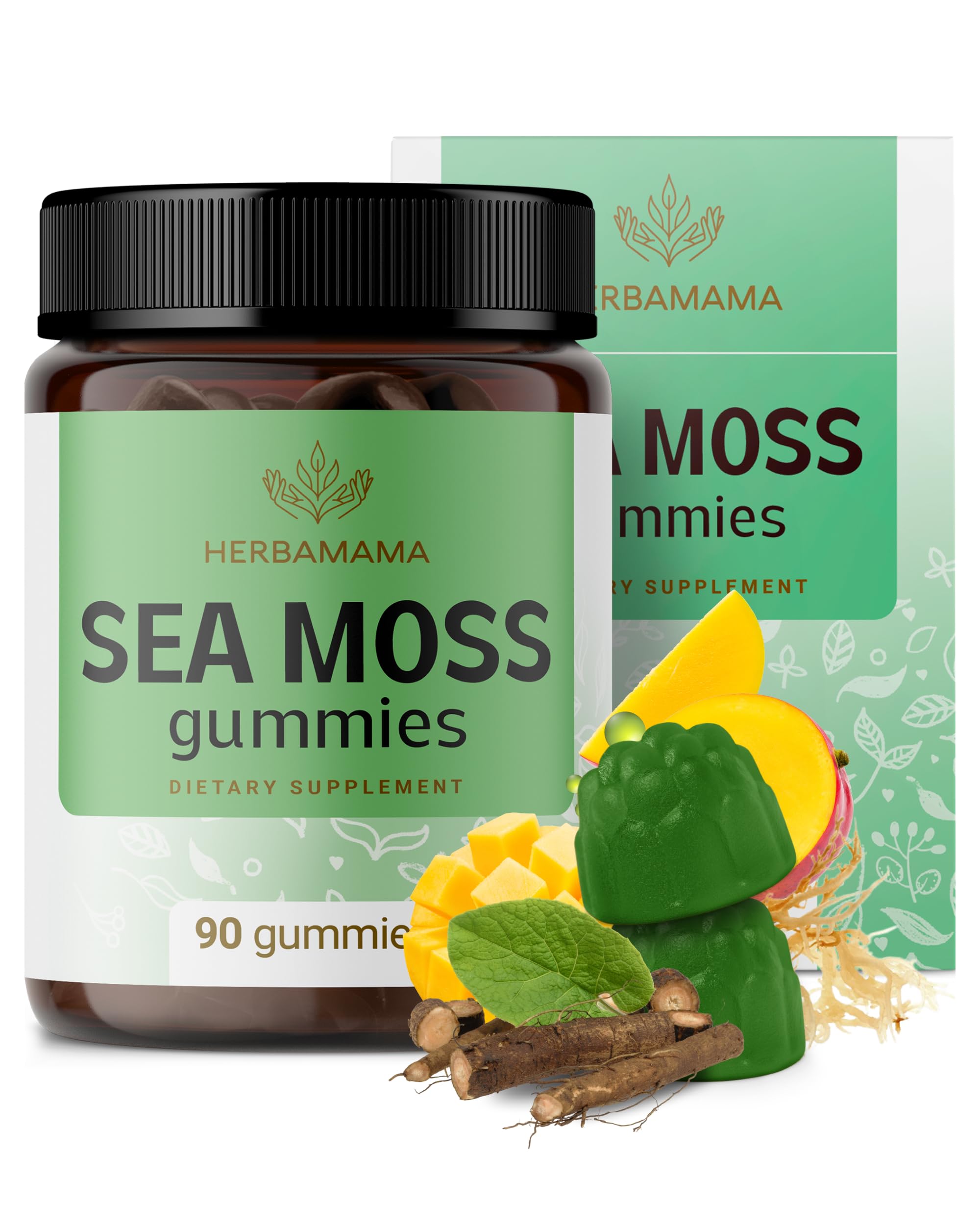 HERBAMAMA Sea Moss gummies for immunity