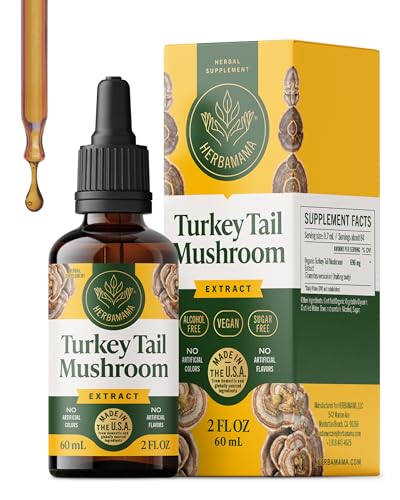 HERBAMAMA Turkey Tail mushroom capsules