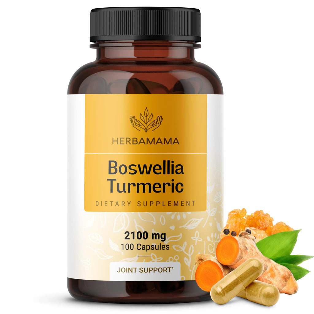 HERBAMAMA turmeric extract capsules