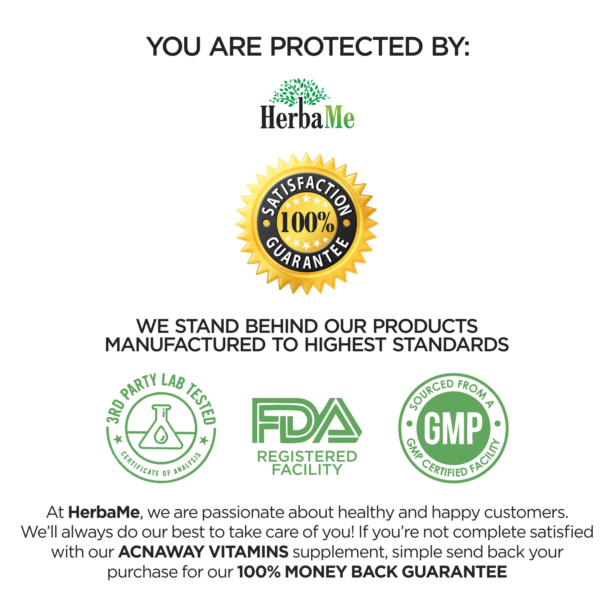 HerbaMe acne pills for healthy skin