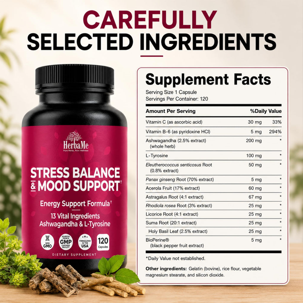 HerbaMe ashwagandha for daily vitality