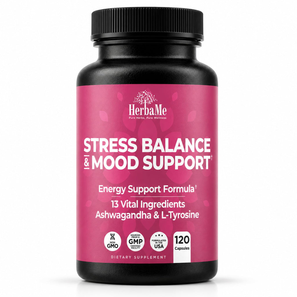 HerbaMe ashwagandha stress relief supplement