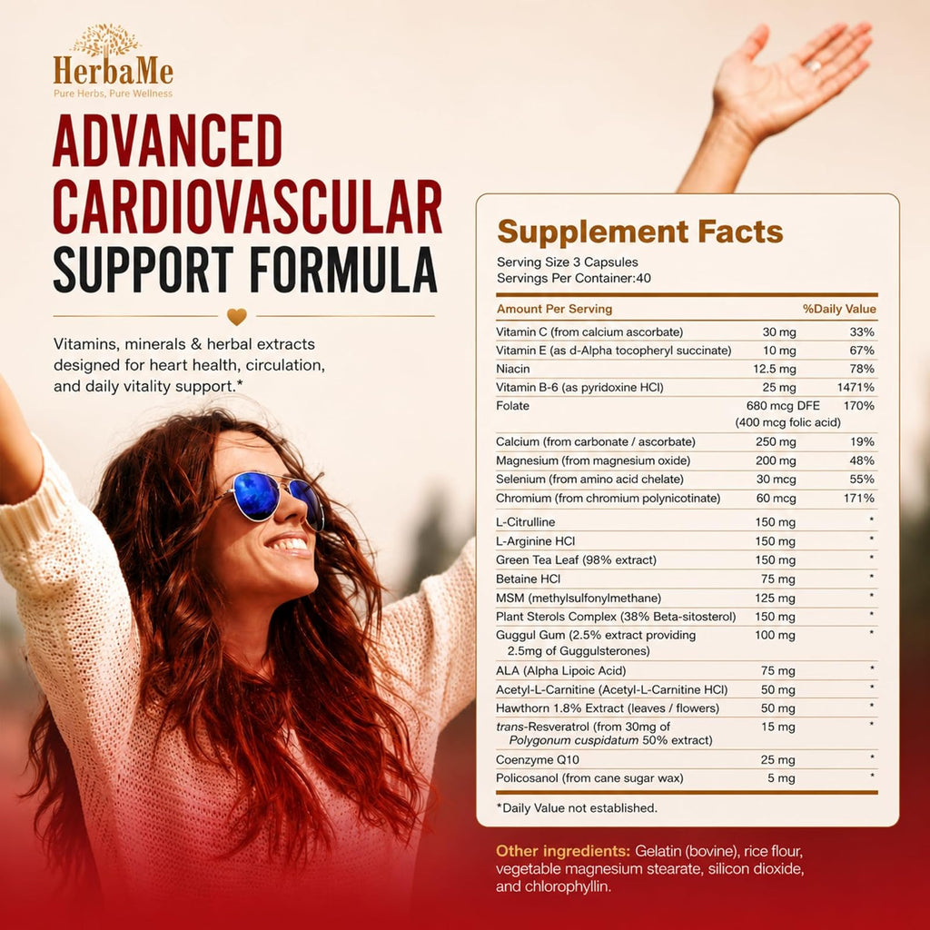 HerbaMe capsules for heart vitality
