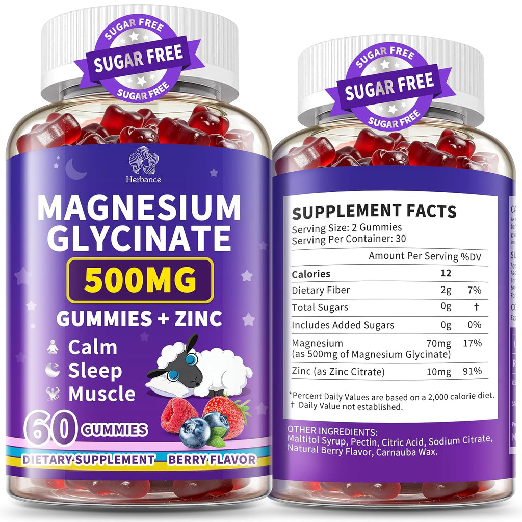 Herbance magnesium glycinate gummies benefits