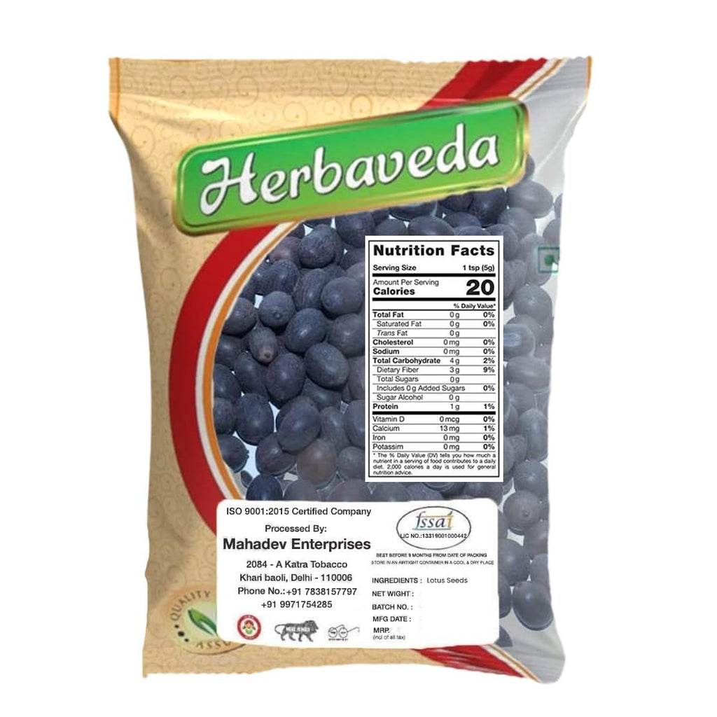 Herbaveda premium lotus seeds benefits