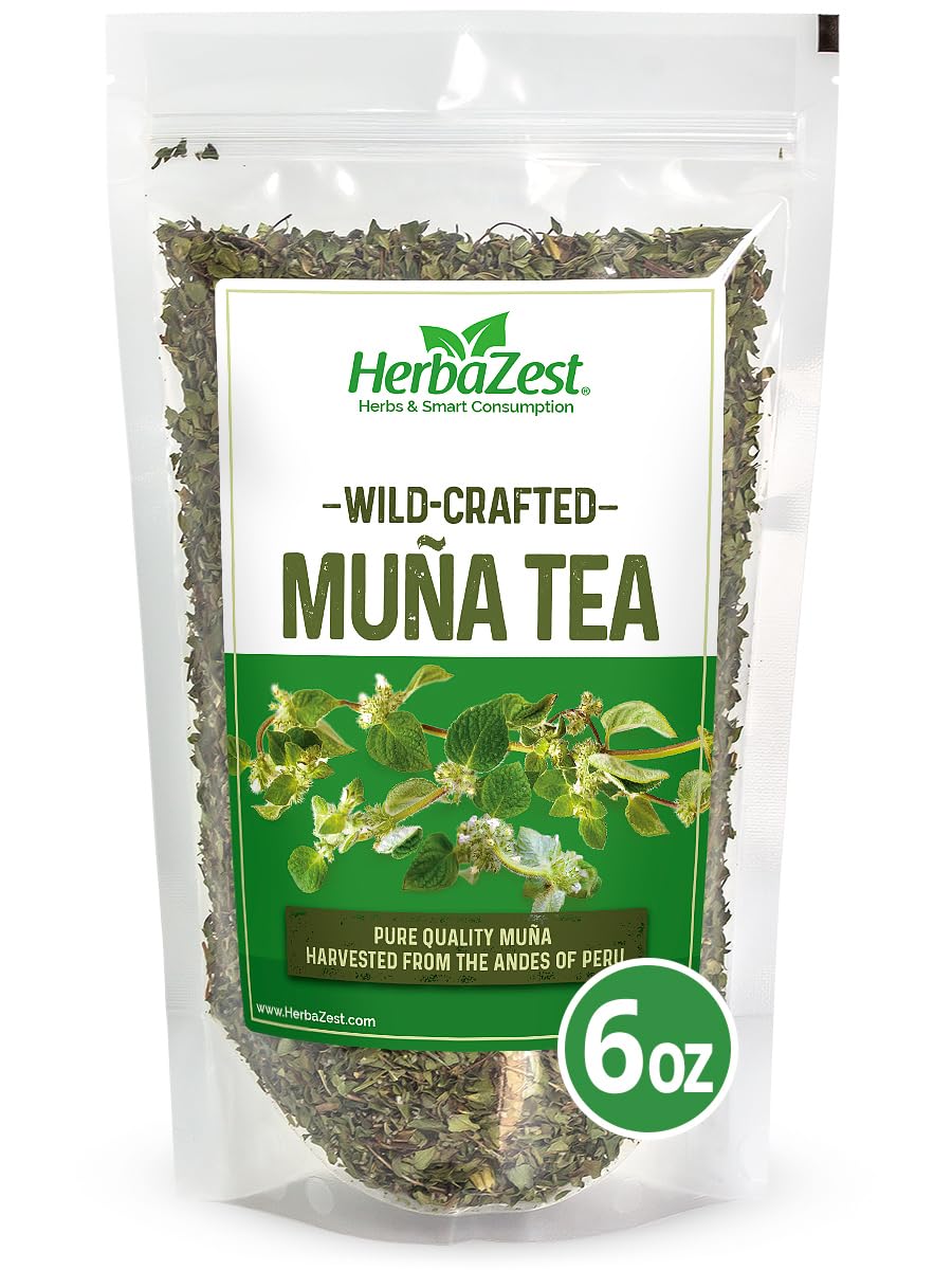 HerbaZest Muña Tea caffeine-free blend