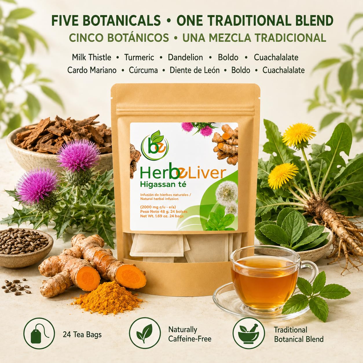 Herbe herbal tea for wellness