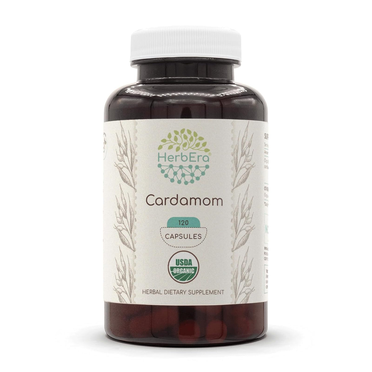 HerbEra cardamom capsules for digestion