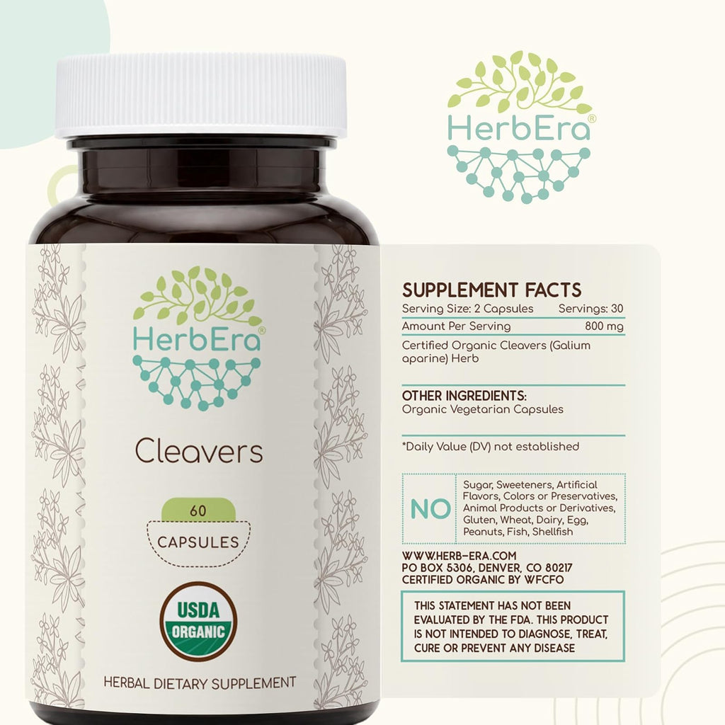 HerbEra Cleavers for holistic health