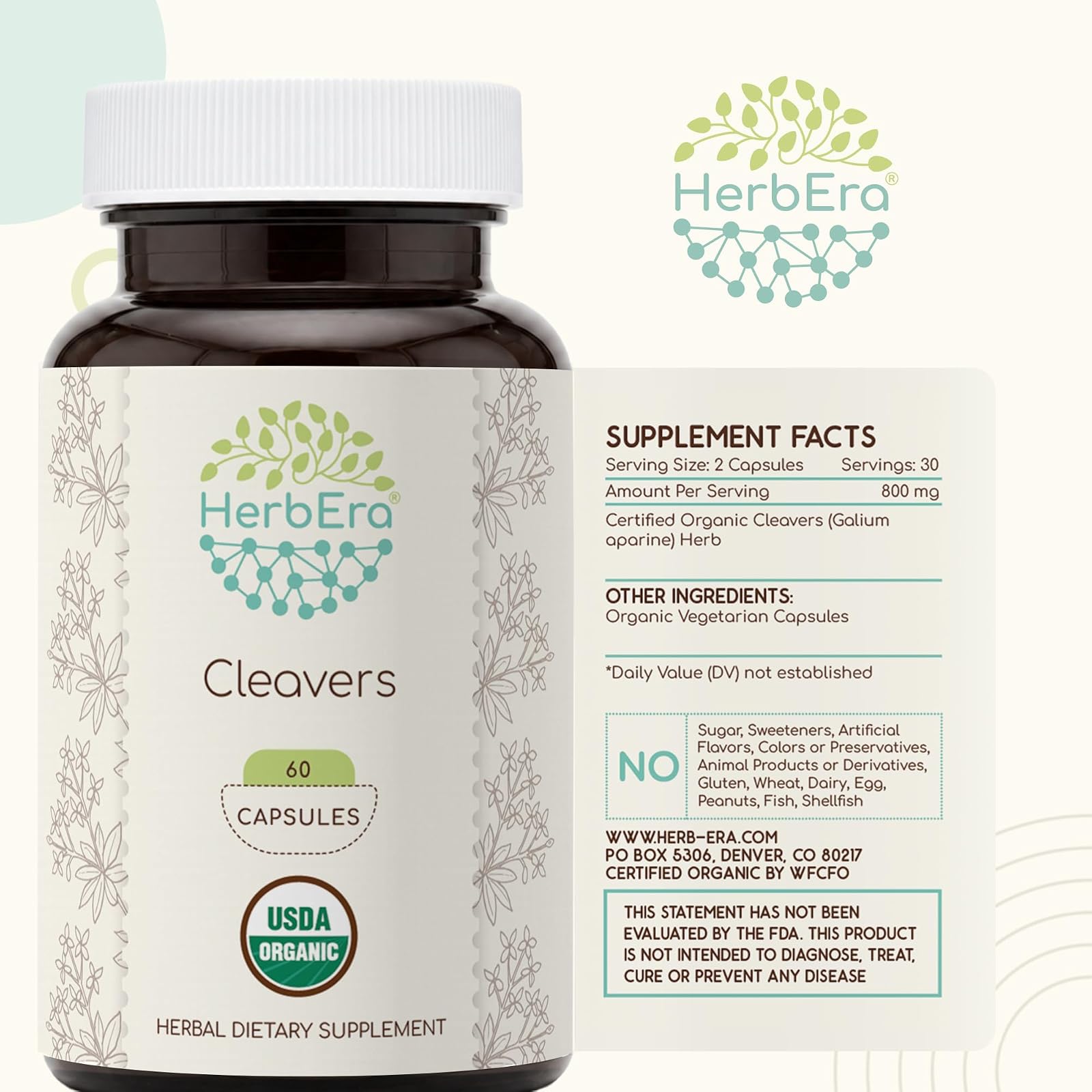 HerbEra Cleavers for holistic health