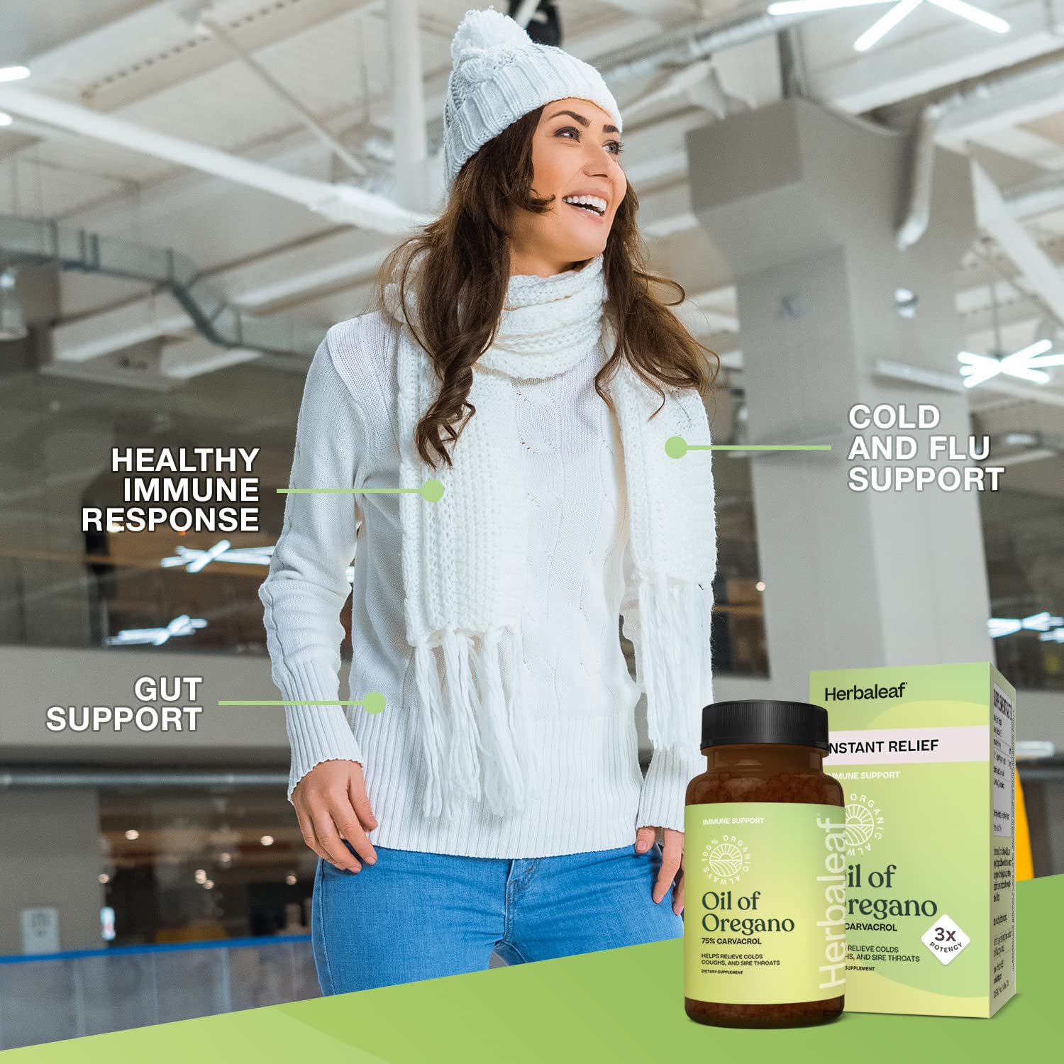 Herbies oregano for respiratory health