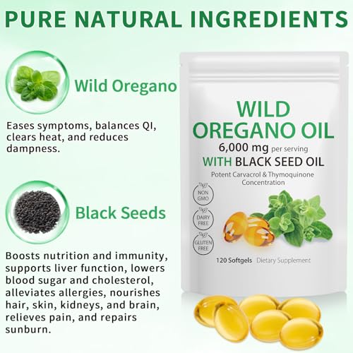 Herbies oregano softgels for immunity