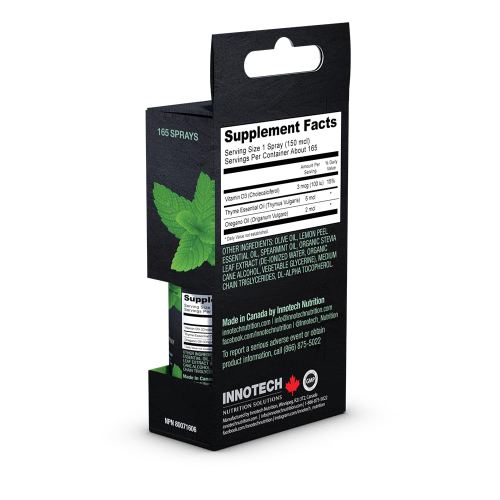 Herbies oregano spray with Arctic mint