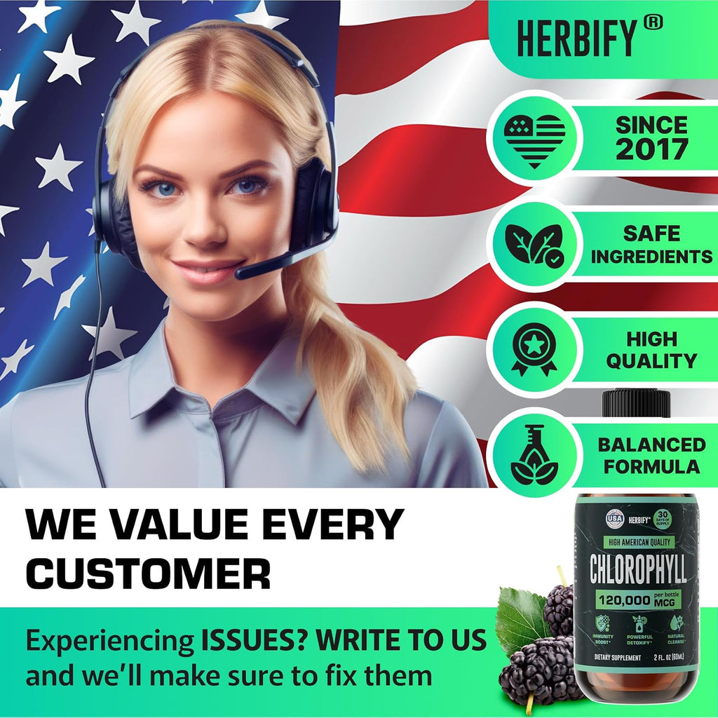 HERBIFY chlorophyll drops for daily wellness