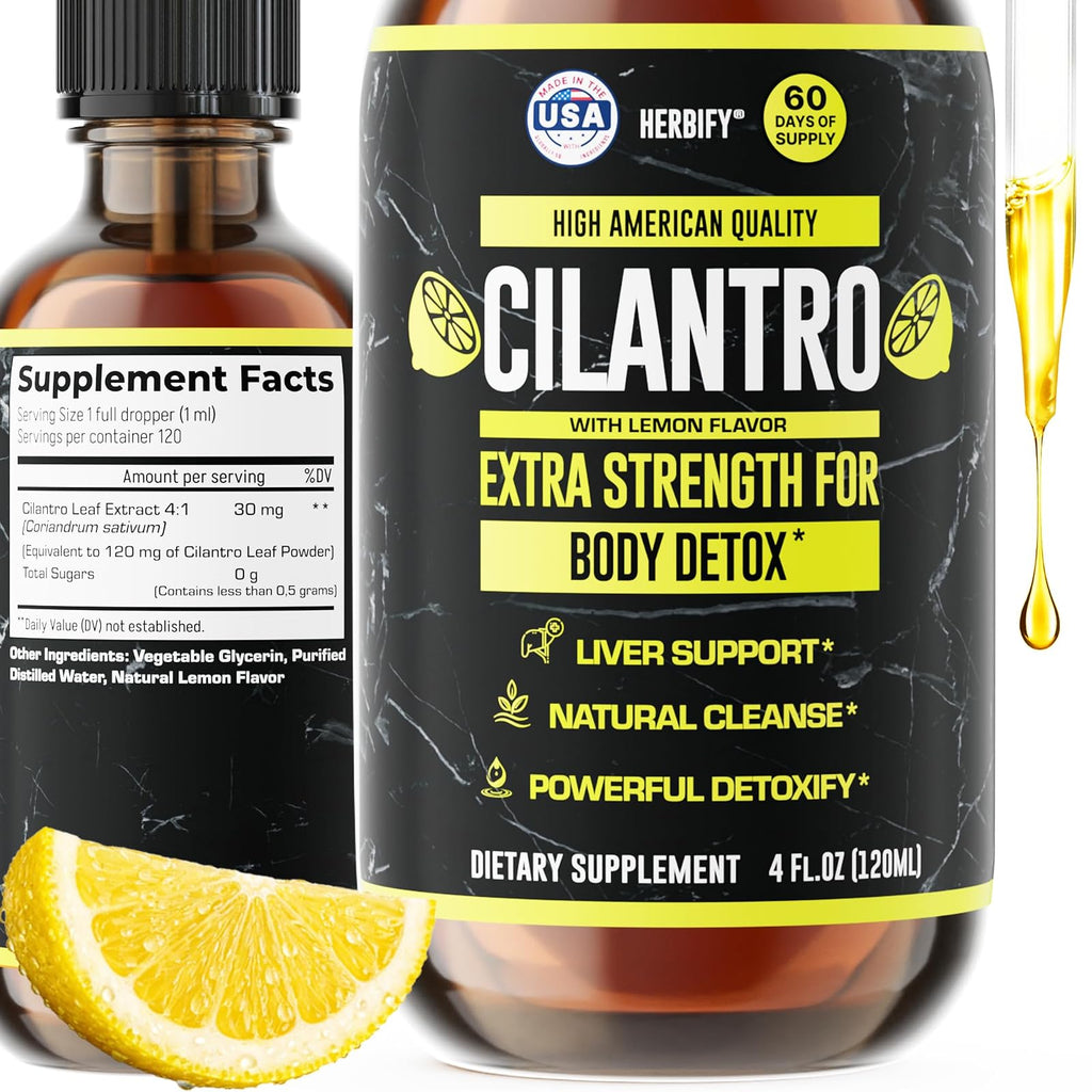 HERBIFY cilantro tincture for detox